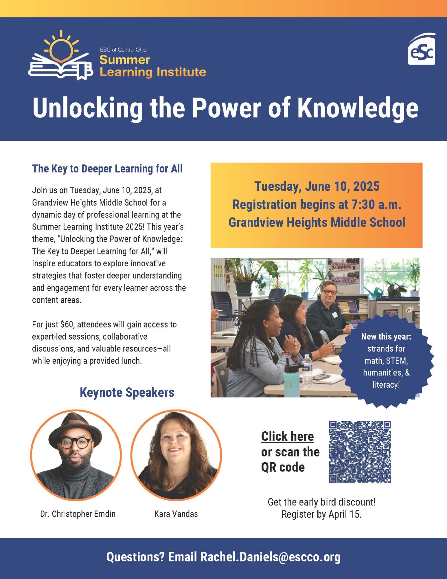 Educational Service Center of Central Ohio's Summer Learning Conference 2025 - Ohio STEM ...